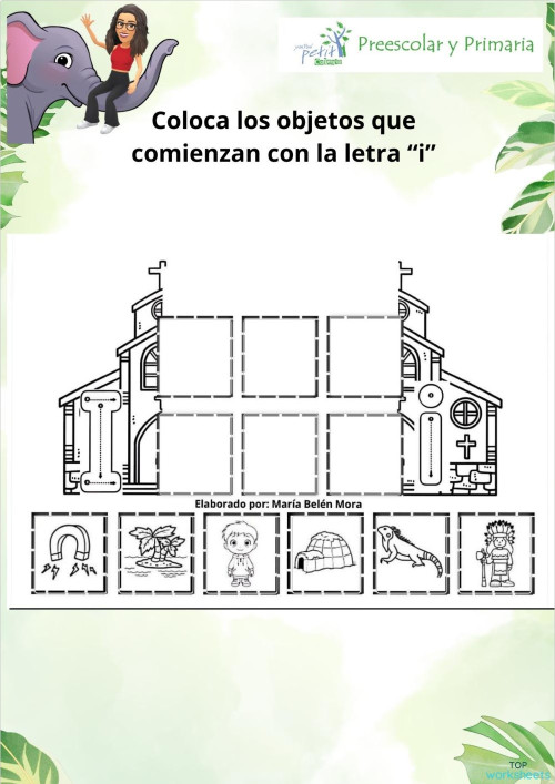 Traza la silaba "ma". Ficha interactiva | TopWorksheets