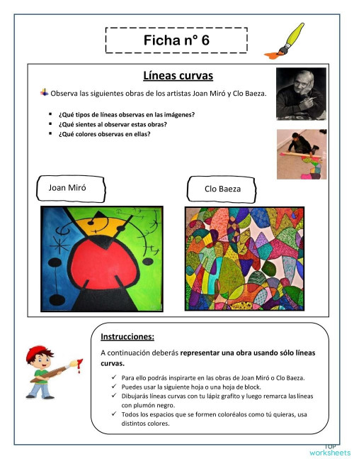 Educación Artística: fichas interactivas y ejercicios online ...