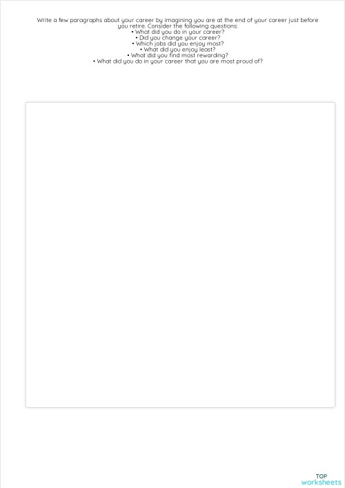 writing (career ladder). Interactive worksheet | TopWorksheets