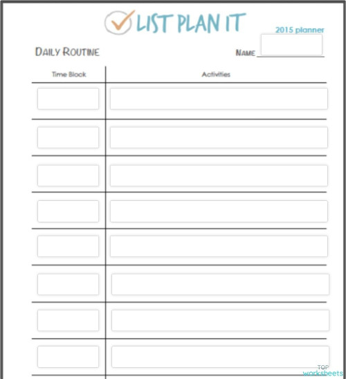 4th grade My daily routines. Interactive worksheet | TopWorksheets