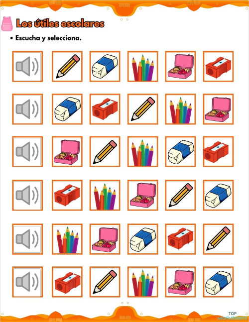 Hoja De Trabajo De Repaso De Vocabulario Fichas Para Clasificar