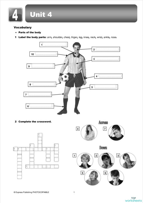 On Screen 2 Unit 4 Test. Interactive worksheet | TopWorksheets