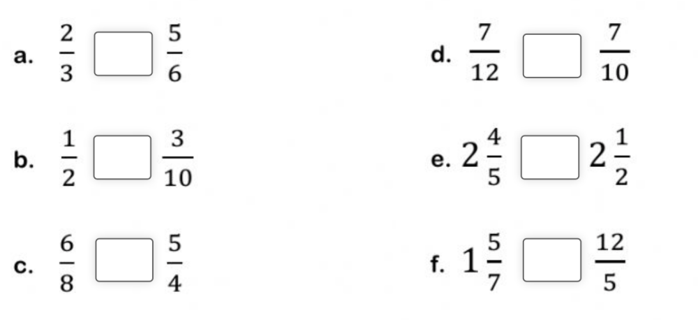 REVIEW: TEST ON FRACTIONS. Interactive worksheet | TopWorksheets