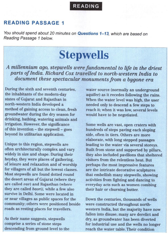 CAM 10 - FULL TEST 1 - READING. Interactive worksheet | TopWorksheets