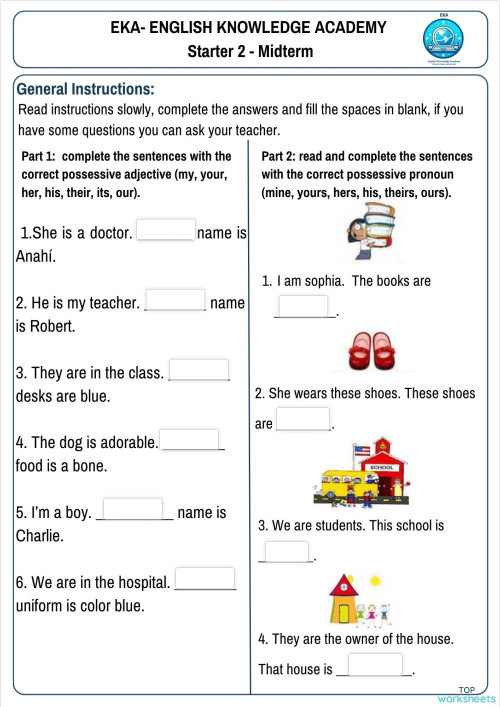 B1 Preliminary for schools Trainer answer sheet TEST 4. Interactive ...