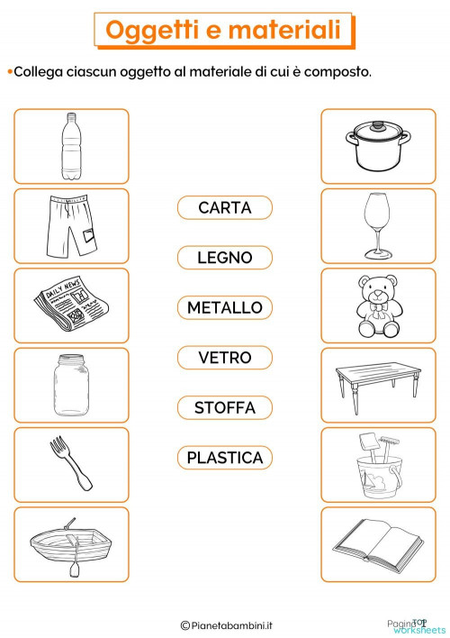 Interactive worksheets and online exercises in italian | TopWorksheets