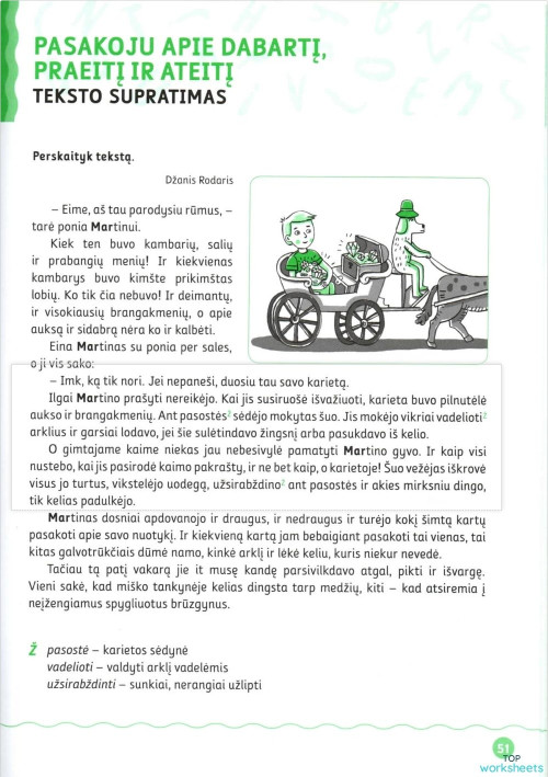 Pasitikrinamasis darbas: interactive worksheets and online exercises ...