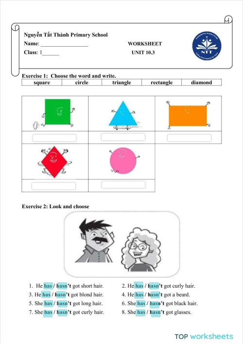 G1 - Unit 10.3. Interactive worksheet | TopWorksheets