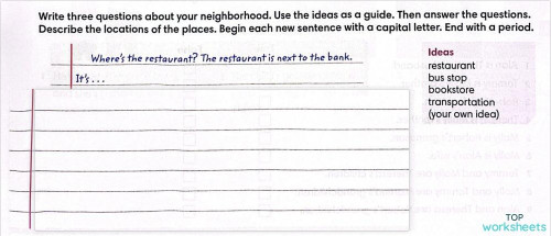 Unit 3 - Lesson 4 (4). Interactive worksheet | TopWorksheets