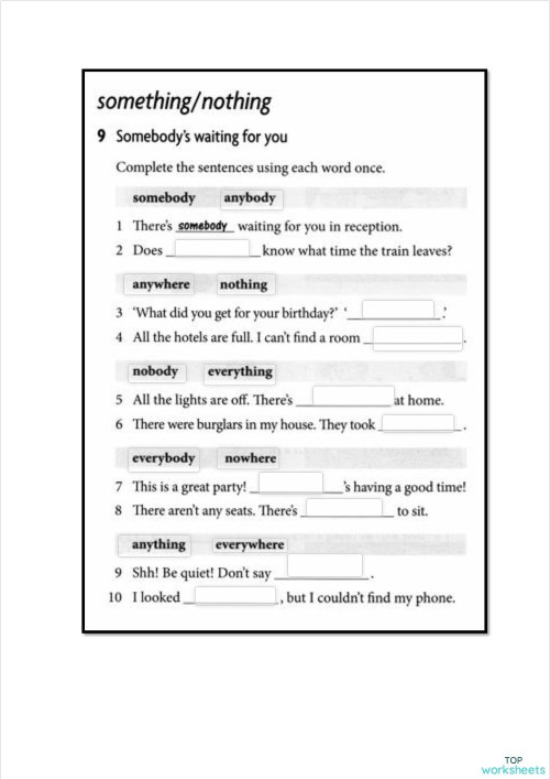 PRACTICE - BASIC 11. Interactive worksheet | TopWorksheets