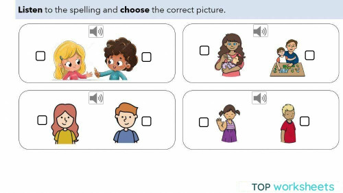 L10 - A13 - Alphabet, Spelling, Listening. Interactive worksheet ...