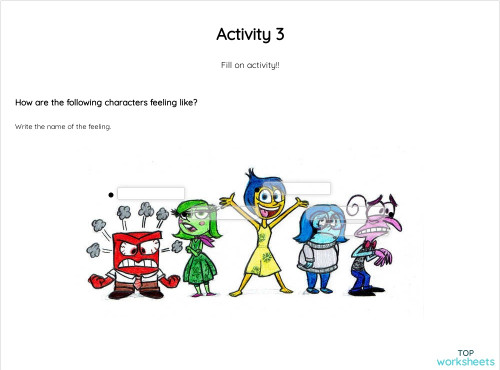 Activity 3. Interactive worksheet | TopWorksheets