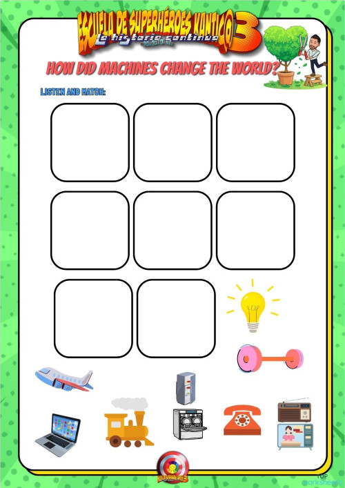 MACHINES CHANGED THE WORLD 1. Interactive worksheet | TopWorksheets