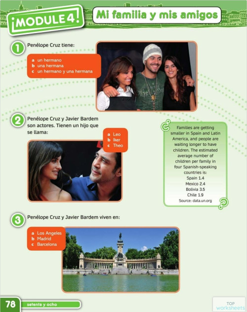 Mi insti 78. Ficha interactiva | TopWorksheets