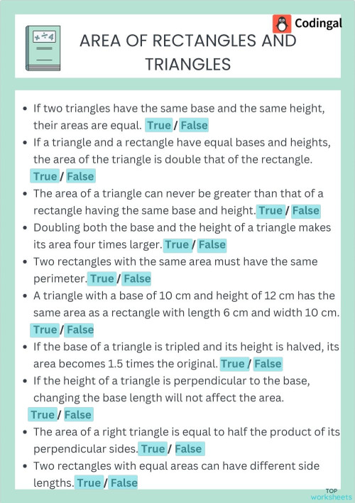 M_G06M13L55_WE01_Area of Rectangles and Triangles. Interactive ...