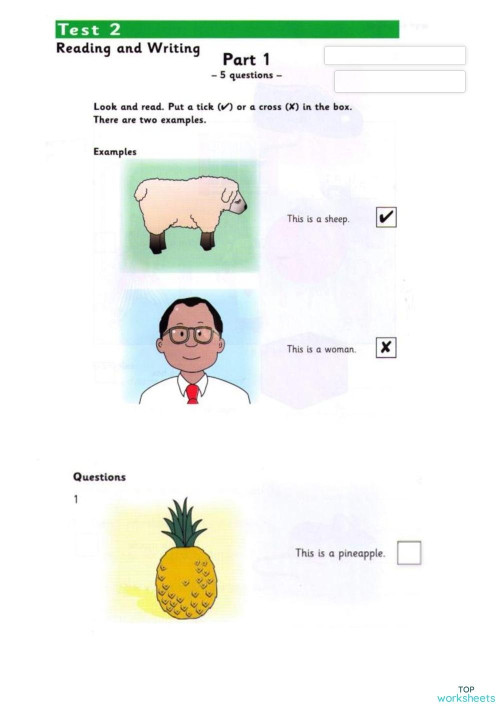 cambridge exercise- reading and writing. Interactive worksheet ...