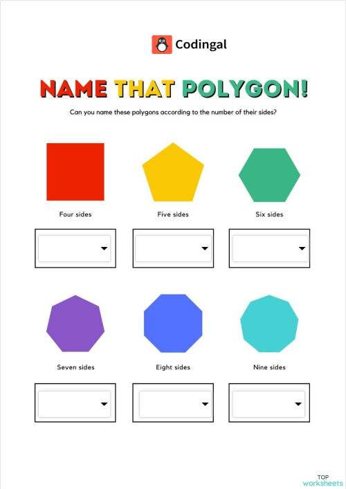 M_G02T03_WC01_Identify Polygon. Interactive worksheet | TopWorksheets