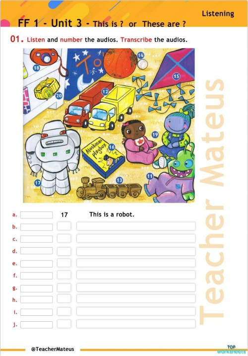 This is or These are. Interactive worksheet | TopWorksheets