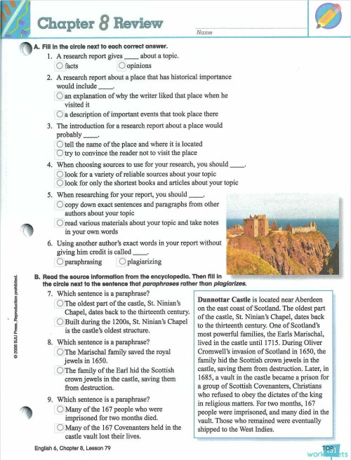 Research Paper: interactive worksheets and online exercises | TopWorksheets