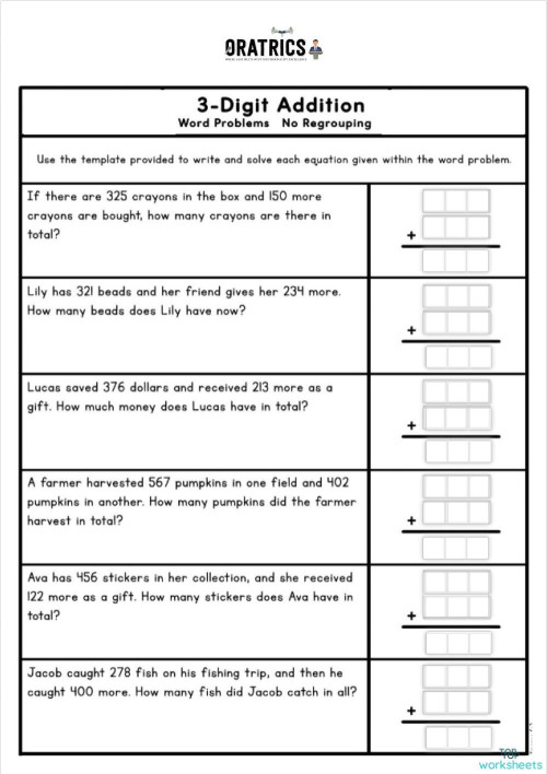 Math: interactive worksheets and online exercises | TopWorksheets