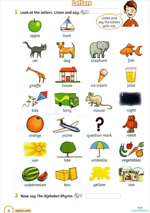 Interactive Worksheets And Online Exercises In English Topworksheets