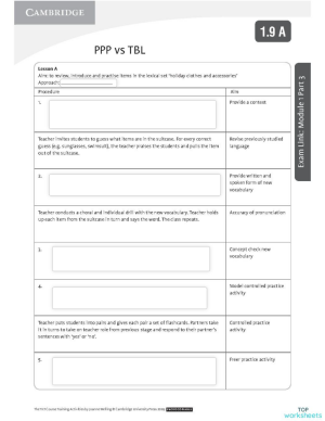 task-based learning. Interactive worksheet | TopWorksheets