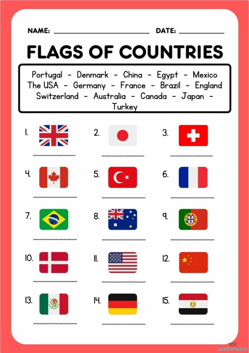 Geography: interactive worksheets and online exercises | TopWorksheets