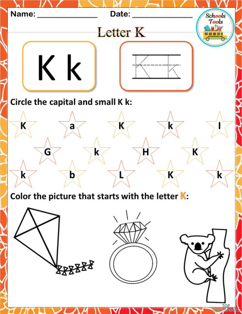 Alphabet Activities Kk-Oo. Interactive worksheet | TopWorksheets