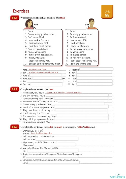 UNIT 7 TASK 3 CLASS. Interactive worksheet | TopWorksheets
