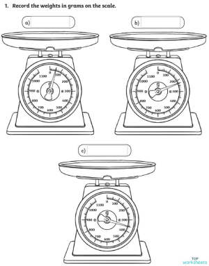 Measurement- Mass. Interactive worksheet | TopWorksheets