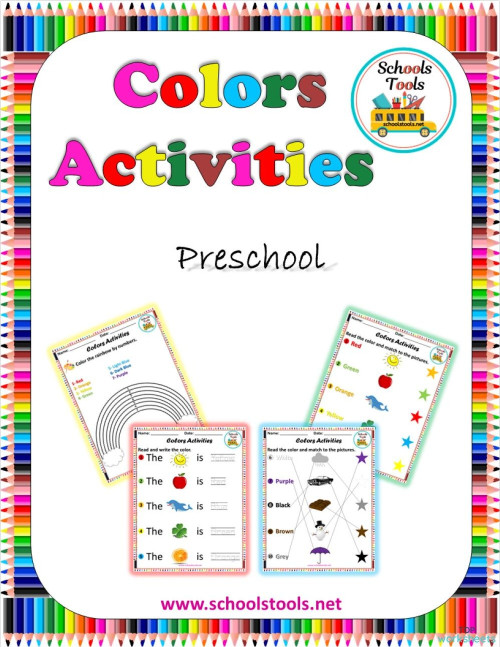 Colors Activities 1. Interactive worksheet | TopWorksheets
