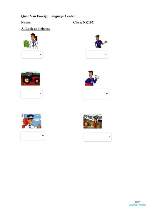 NK10C - Onlinehomework. Interactive worksheet | TopWorksheets