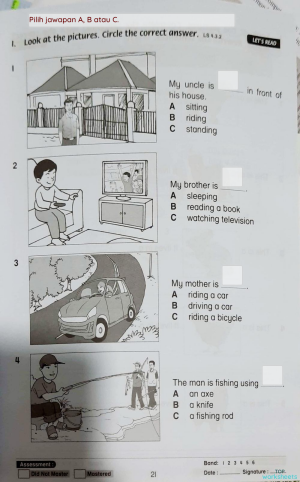 English Y2 p21. Interactive worksheet | TopWorksheets