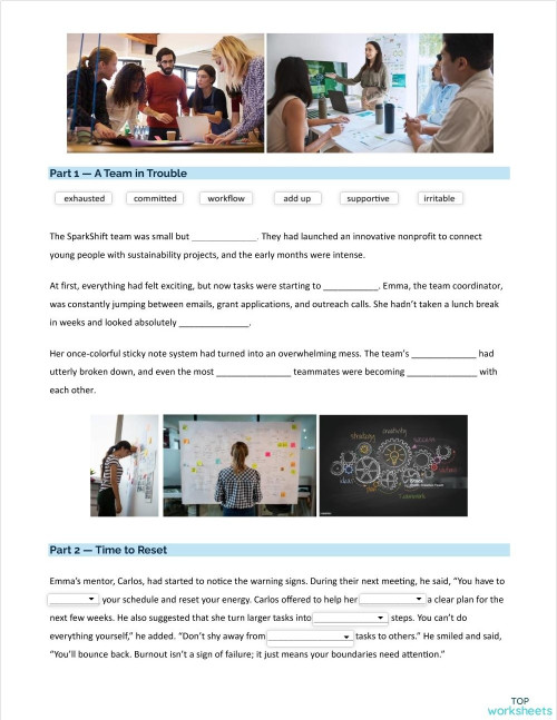 Adults: interactive worksheets and online exercises | TopWorksheets