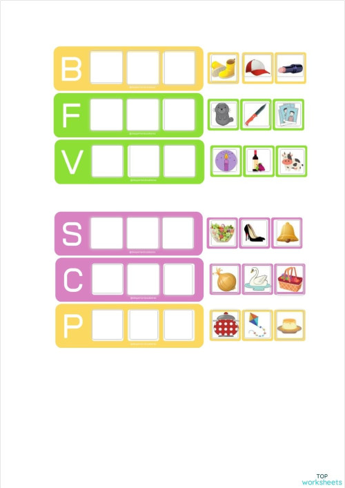 qual é a letra. Ficha interativa | TopWorksheets