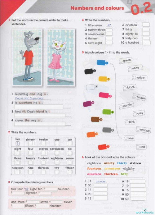 School things. Interactive worksheet | TopWorksheets