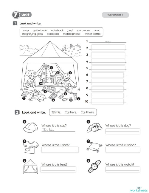 Bright Idea Reinforcement Worksheet 1 Unit 7. Interactive worksheet ...
