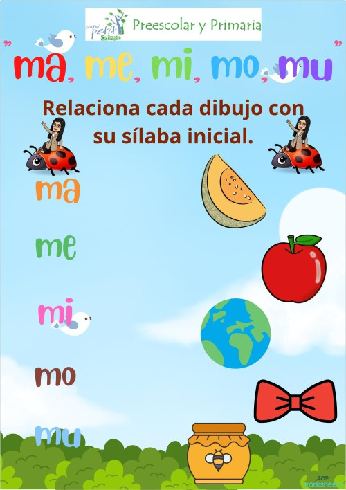 Fichas Silabas Ma Me Mi Mo Mu Cryptorich