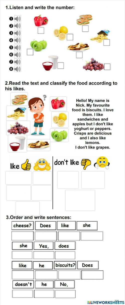 do or does. Interactive worksheet | TopWorksheets