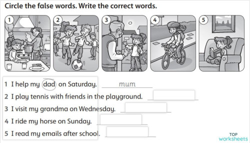 3rd grade Unit 6 level 4. Interactive worksheet | TopWorksheets