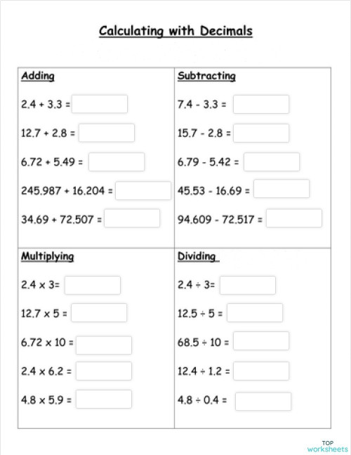 Unit 3 Review (6th). Interactive worksheet | TopWorksheets