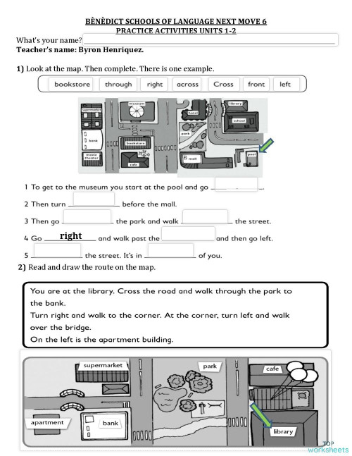Kids Program 6 Practice Units 1-2.. Interactive worksheet | TopWorksheets