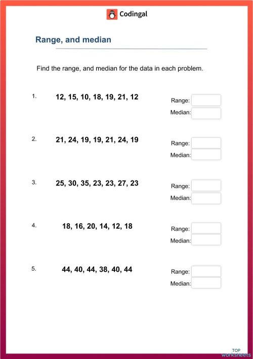 M_G05M24L67_WC01_Introduction_to_Median_and_Range_1. Interactive worksheet | TopWorksheets