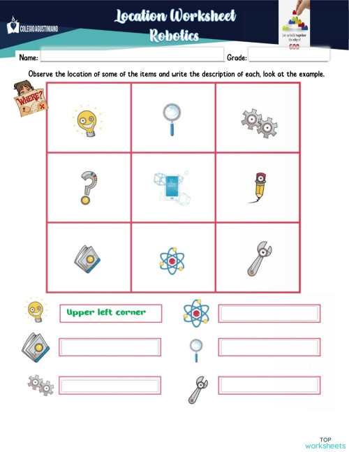 Location Worksheet. Interactive worksheet | TopWorksheets