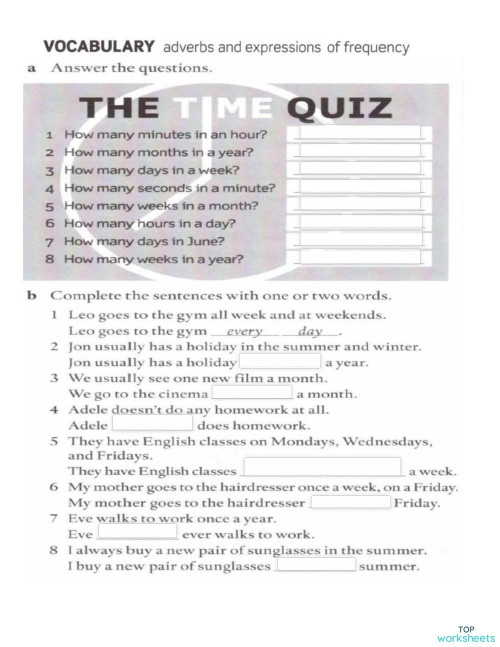 ACTIVITY 4-GRAMMAR AND VOCABULARY-ADVERBS AND EXPRESSIONS OF FREQUENCY ...