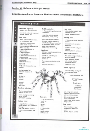 2016 SPE Reference Skills. Interactive worksheet | TopWorksheets