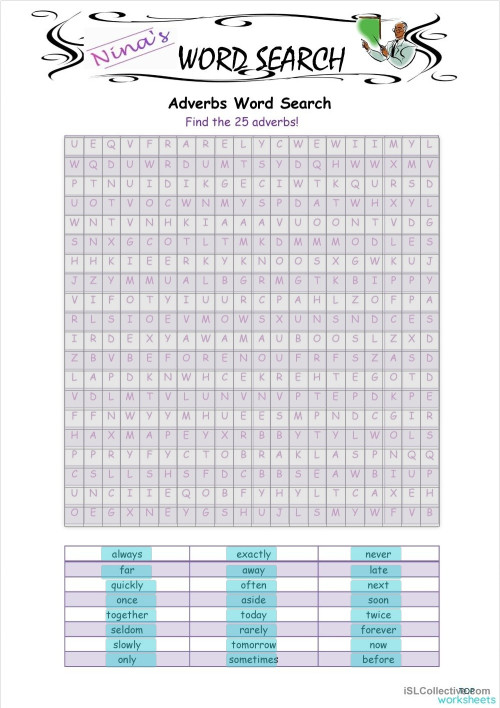 adverbs of manner. Interactive worksheet | TopWorksheets