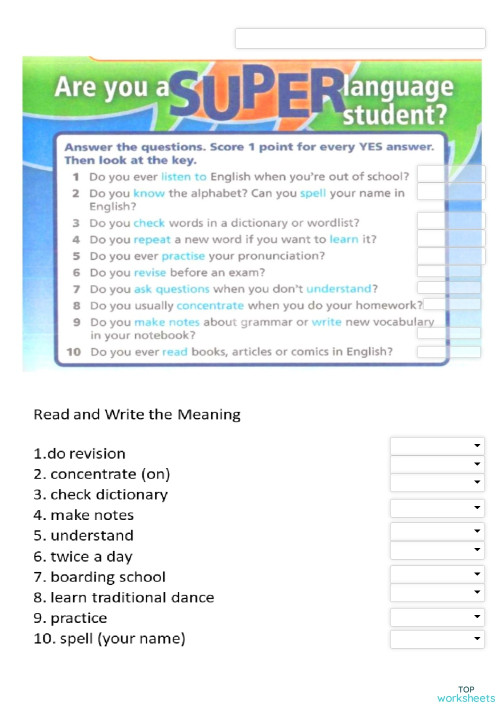 Movers Practice test. Interactive worksheet | TopWorksheets