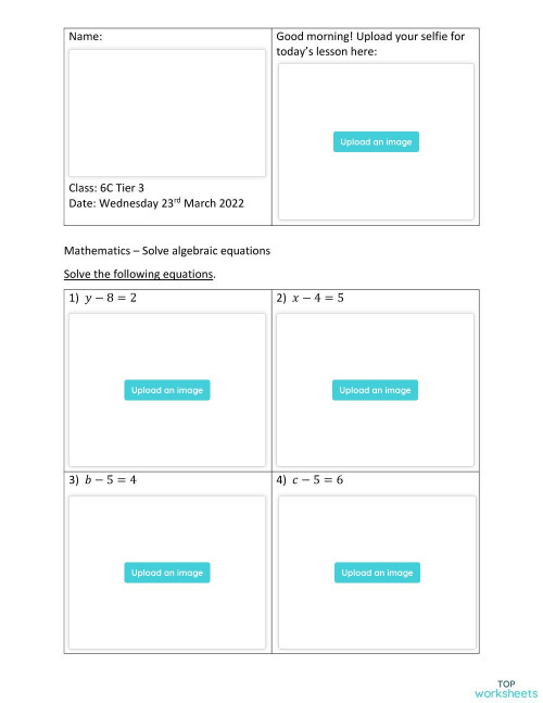 Math: interactive worksheets and online exercises | TopWorksheets