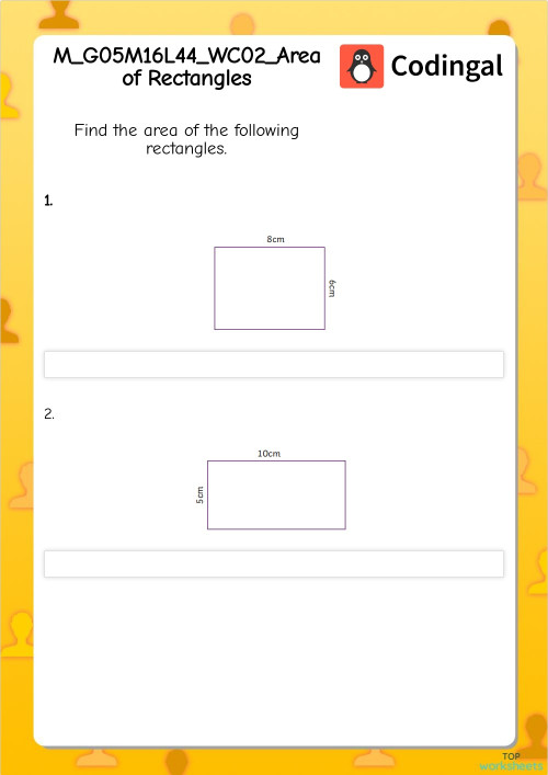 Area: interactive worksheets and online exercises | TopWorksheets